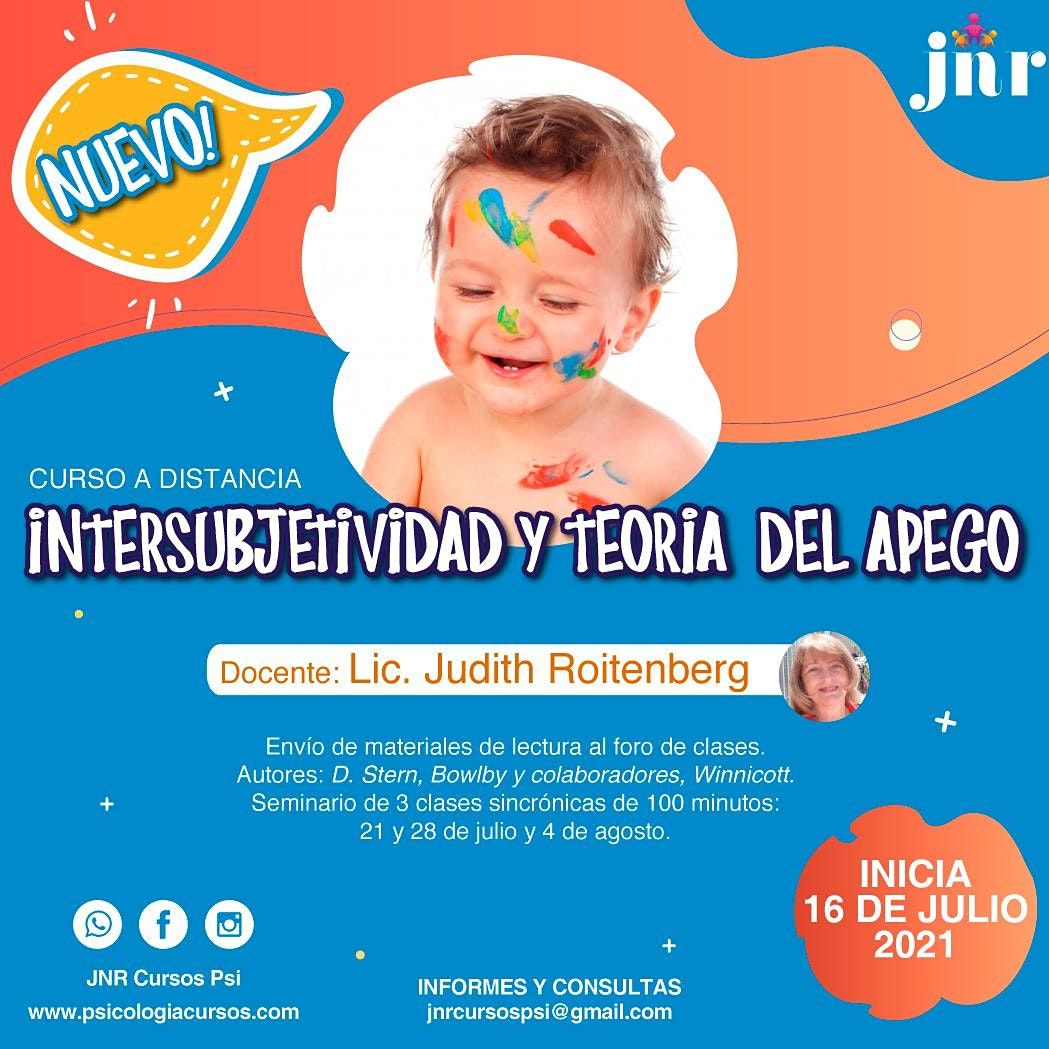 Intersubjetividad y Teoria del Apego, Online, 8 February to 1 March