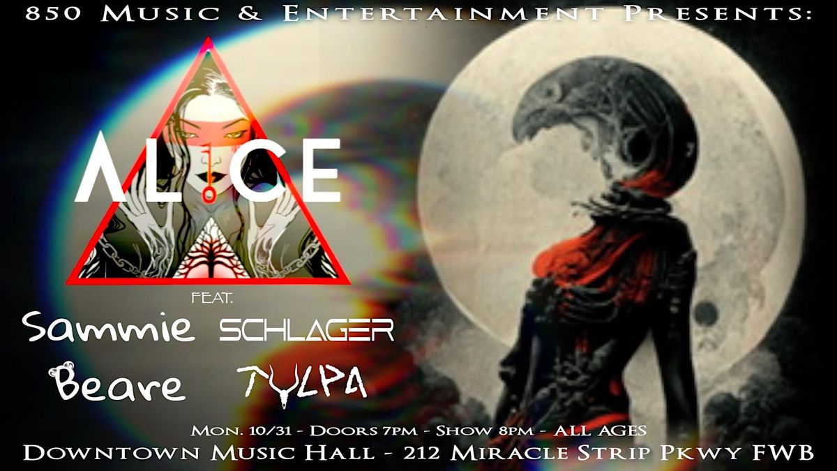 AL1CE - As Above Tour - 2022, Downtown Music Hall, Fort Walton Beach ...