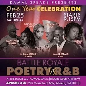 Poetry vs R&B: One Year Anniversary, 393 Marietta St NW, Atlanta, 25 ...