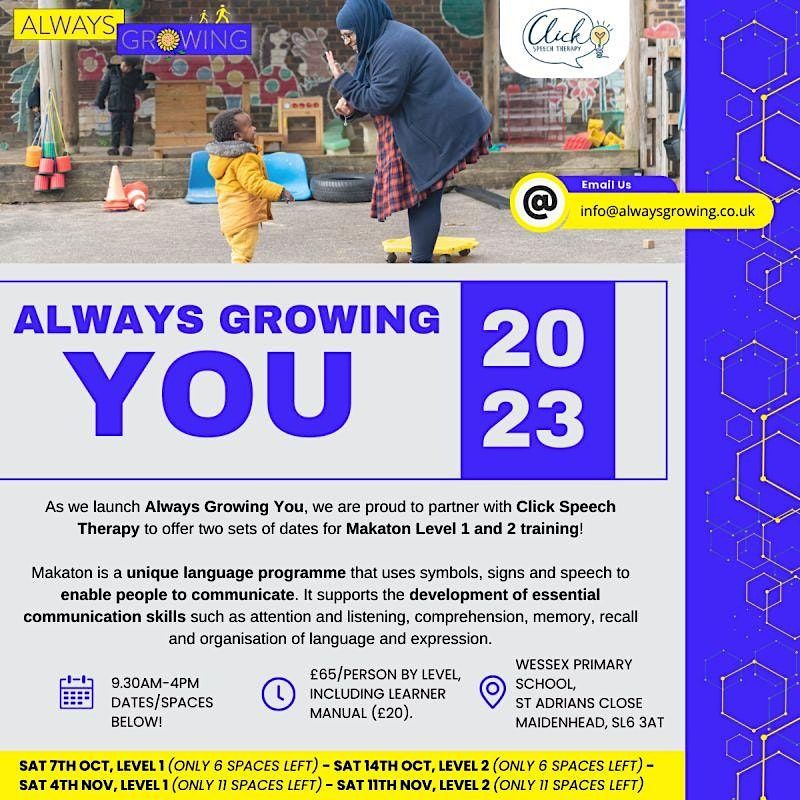 Makaton Training Level 1 in partnership with Click Speech Therapy ...