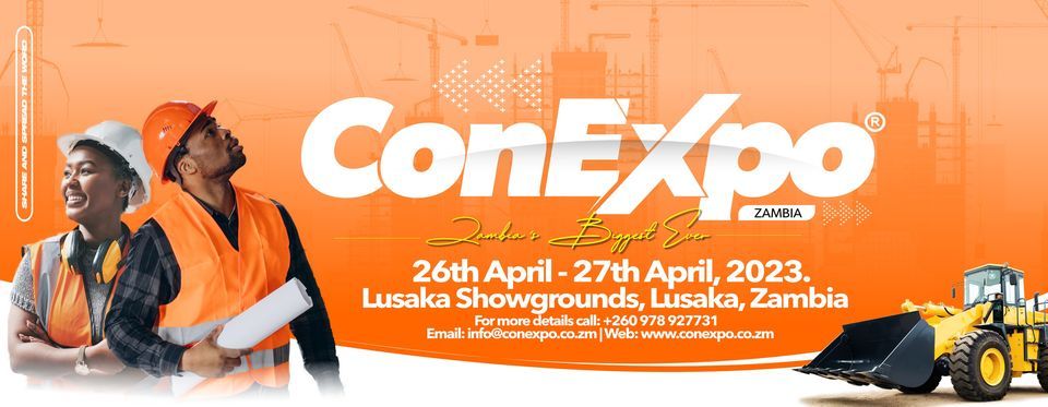 Construction Expo 2023, Lusaka Showgrounds, Polo Field B, Lusaka, 26 April 2023