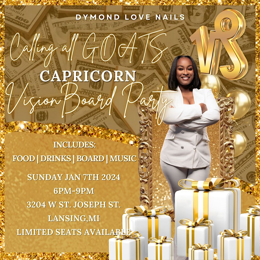 2024 Capricorn Vision Board Party, 3204 W St Joseph St, Lansing, 7 ...