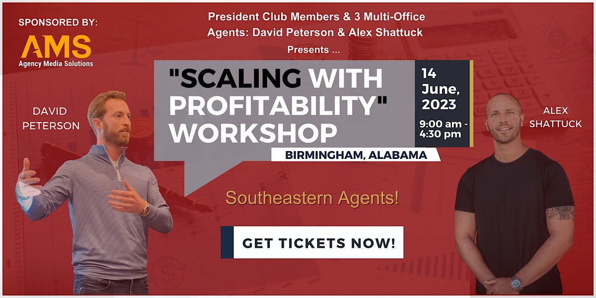"Scaling With Profitability: Workshop with David Peterson & Alex ...