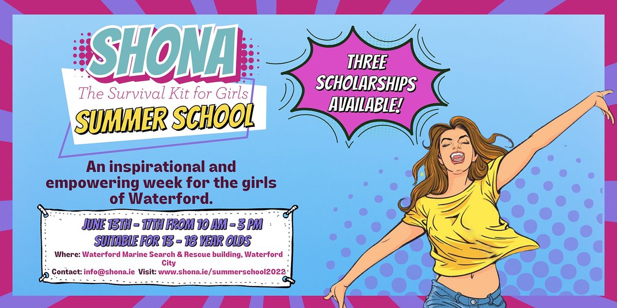 The Shona Project Summer School 2022, Waterford Marine Search and ...