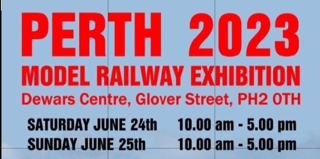 Perth Model Railway Exhibition 2023, Dewars Centre, Perth, 24 June to ...