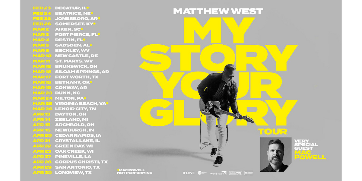 Matthew West - World Vision Volunteers - Destin, FL, Village Baptist ...