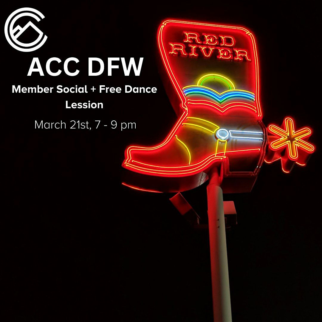ACC DFW: Red River Social with Happy Hour and Dree Dance Lesson ...