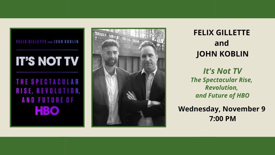Felix Gillette and Jon Koblin, "Its Not TV The Spectacular Rise ...