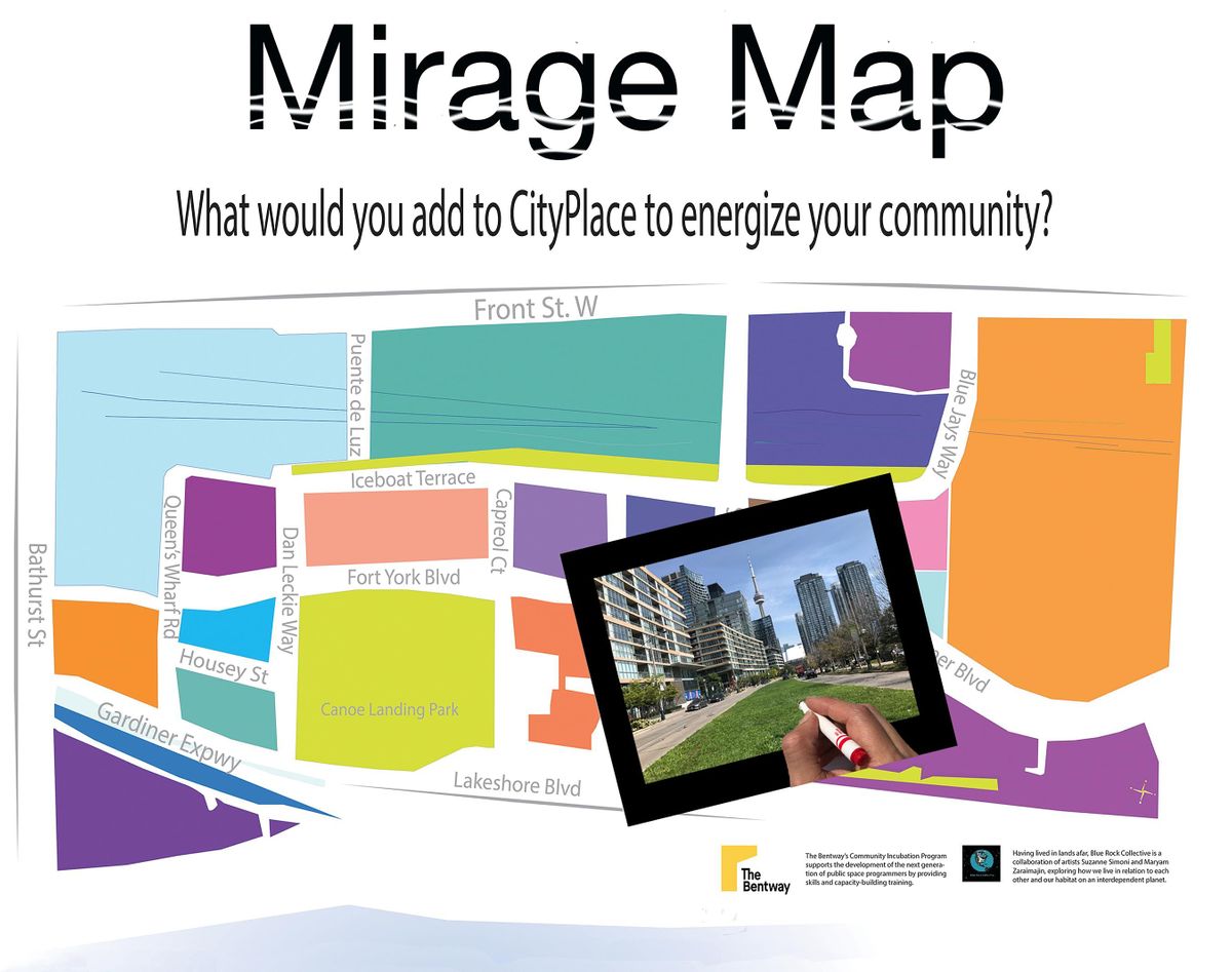 Mirage Map Workshop, The Bentway Studio, Toronto, 14 October to 17 October