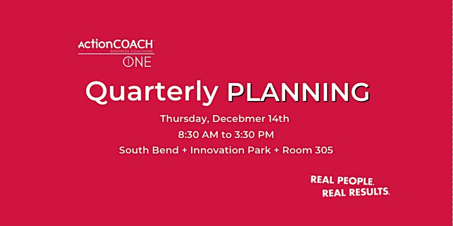 Quarterly Planning Session, Innovation Park - Room 305, South Bend, 14 ...