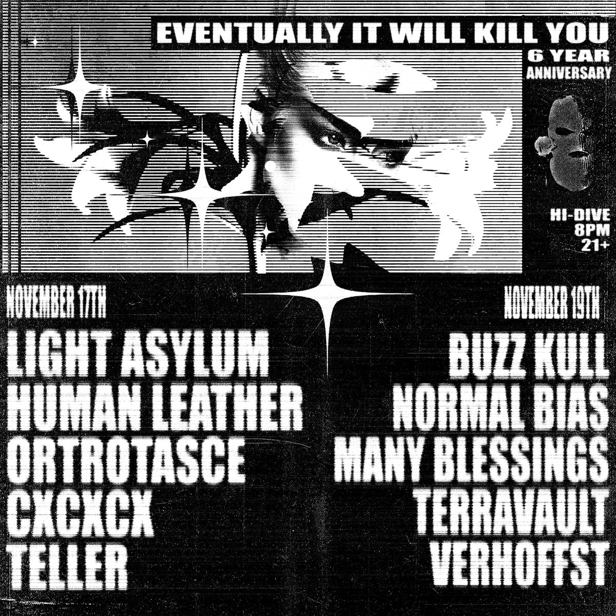 Light Asylum/Human Leather/Ortrotasce/CXCXCX, Hi-Dive, Denver, 17 ...