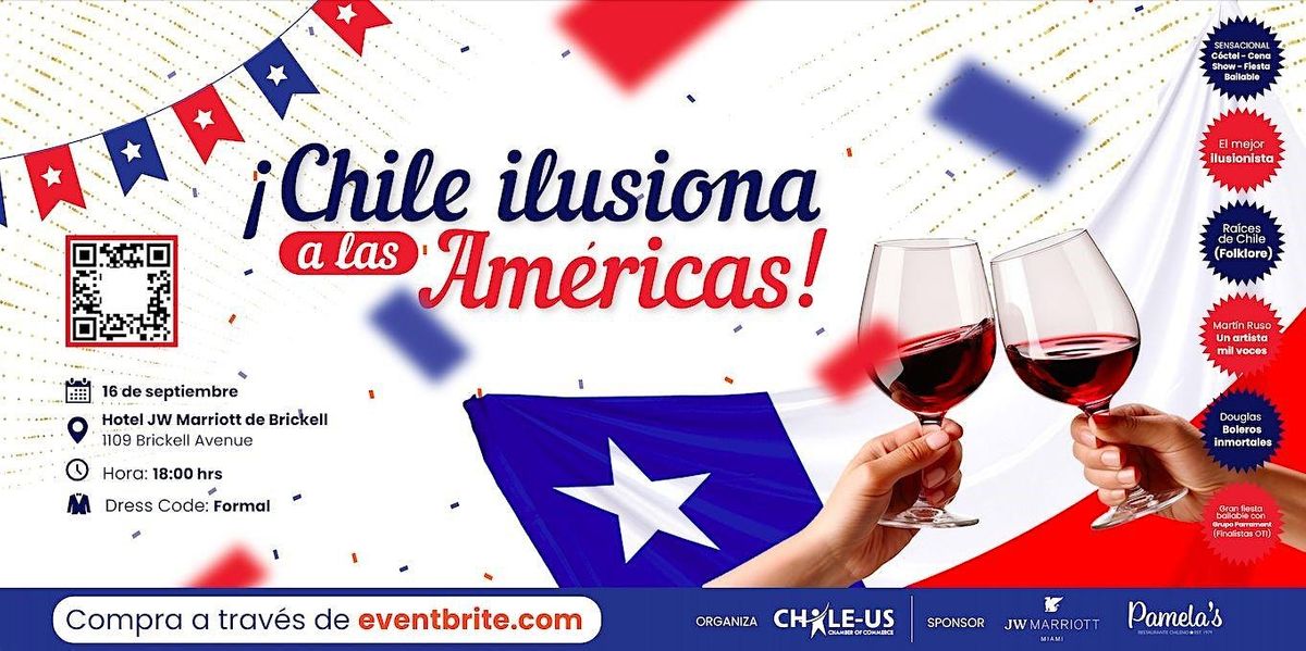 Chile-US Gala Fiestas Patrias 2023, JW Marriott Miami, 16 September to ...
