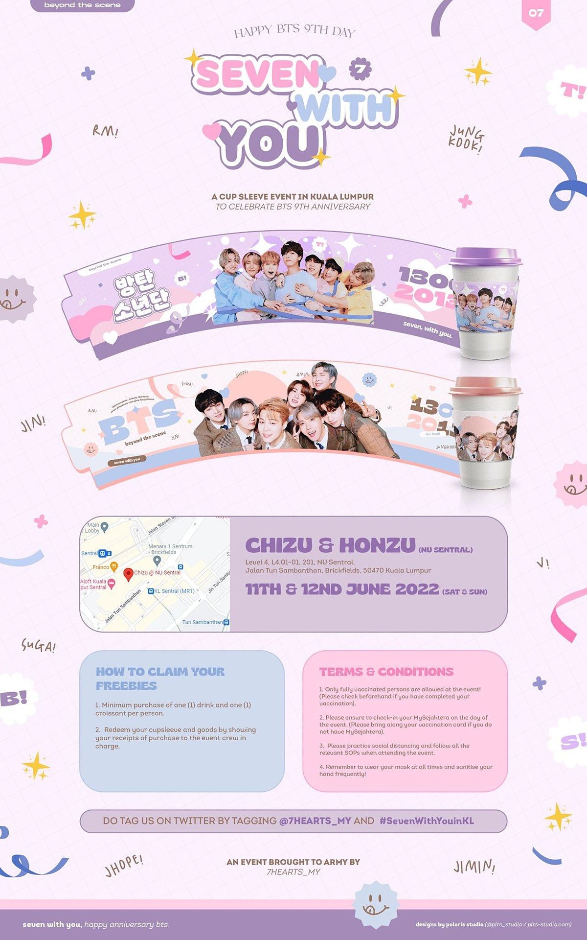 (SUN) BTS 9TH ANNIVERSARY EVENT IN KUALA LUMPUR #SevenWithYouinKL ...