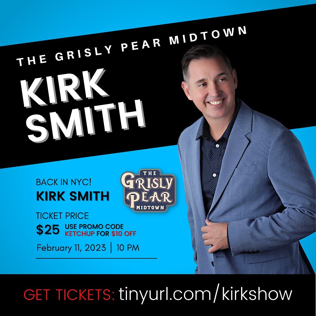Kirk Smith at the Grisley Pear Comedy Club, The Grisly Pear Midtown, New York, 11 February 2023