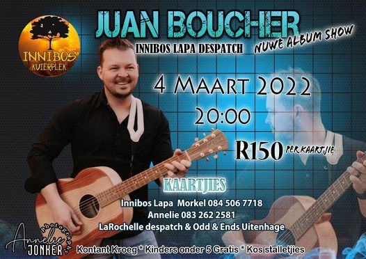Juan Boucher, Innibos Lapa Kuierplek, Despatch, 4 March 2022