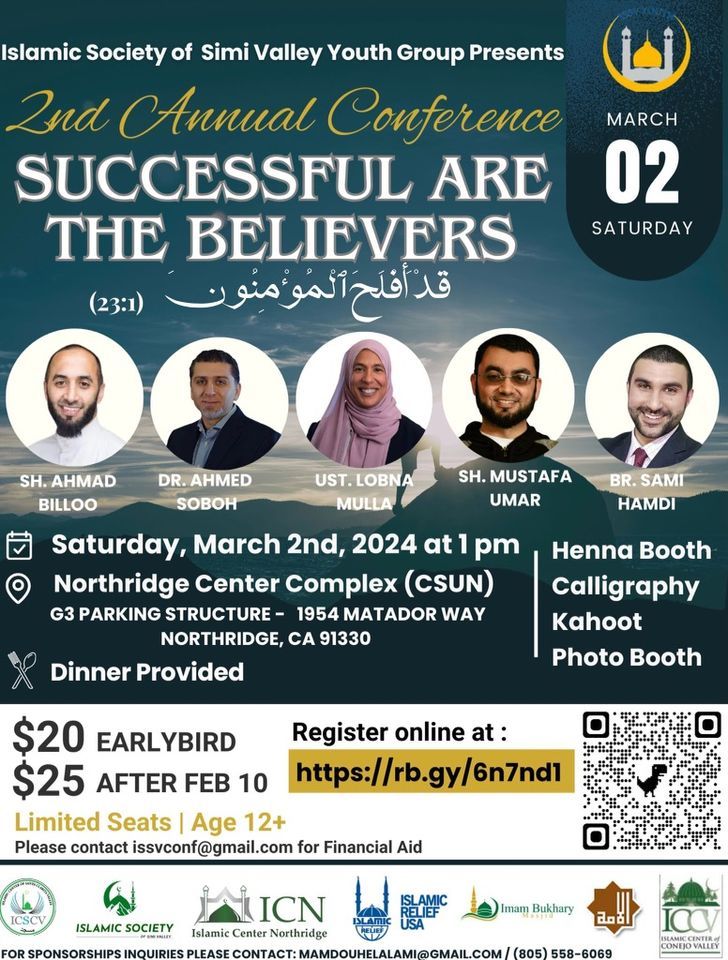 Islamic Society of Simi Valley - Conference 2024 - SUCCESSFUL ARE THE ...