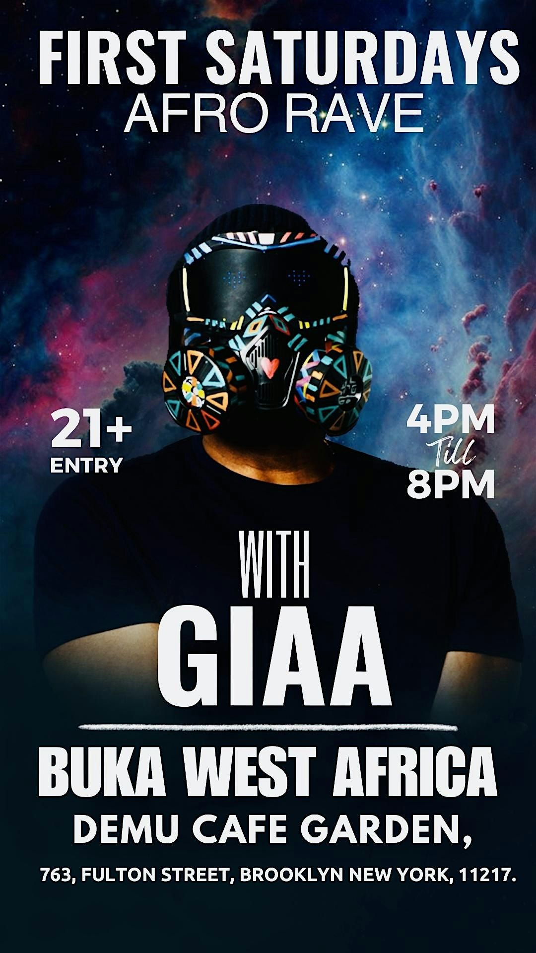 AFRO RAVE @ BUKA WEST AFRICA 763 Fulton street Brooklyn NY 11217 -, 763 ...