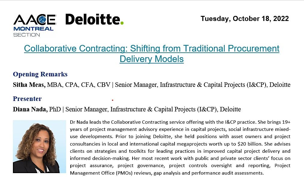 Collaborative Contracting: Shifting Traditional Procurement Delivery ...