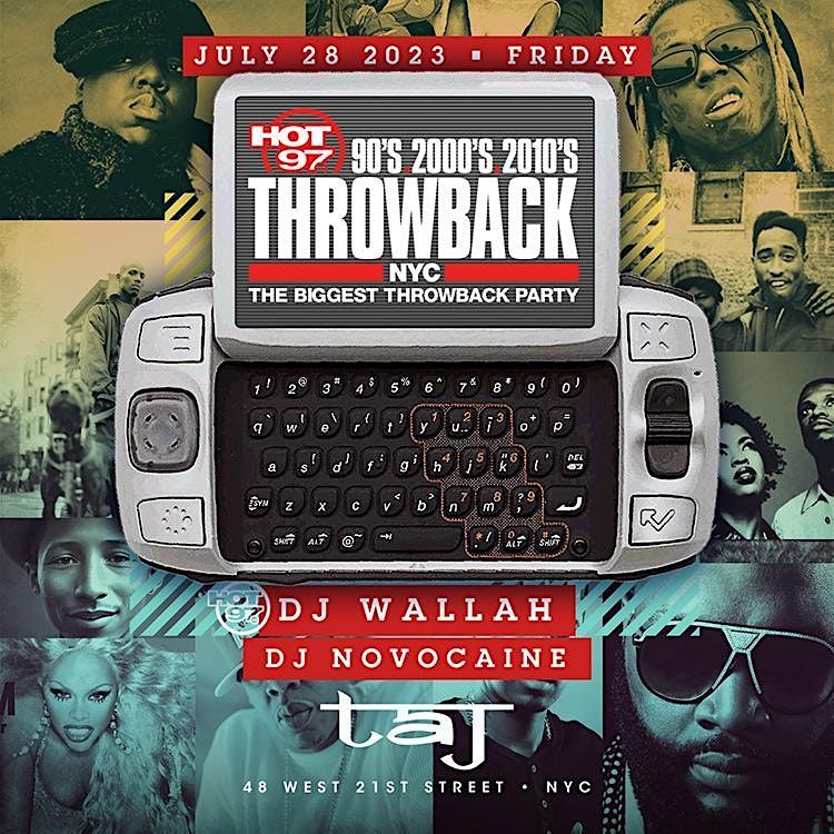 90s vs 00s vs 10s Throwback Party @ Taj on Fridays: Free entry with rsvp, Taj II Lounge and ...