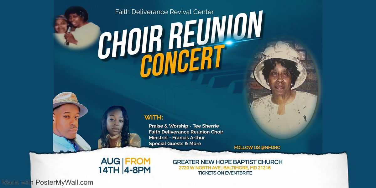 Faith Deliverance Choir Reunion Honoring Dr. Pastor Nettie Ellison ...