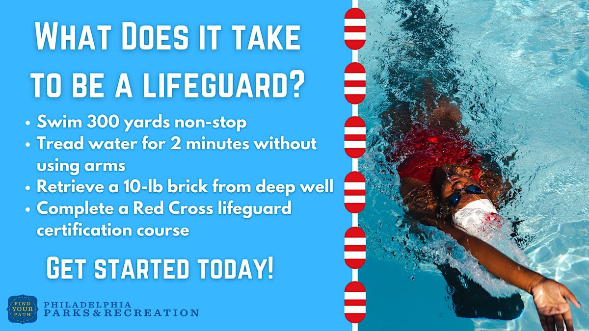Parks & Rec Lifeguard Screening and Skills Building (Center City ...