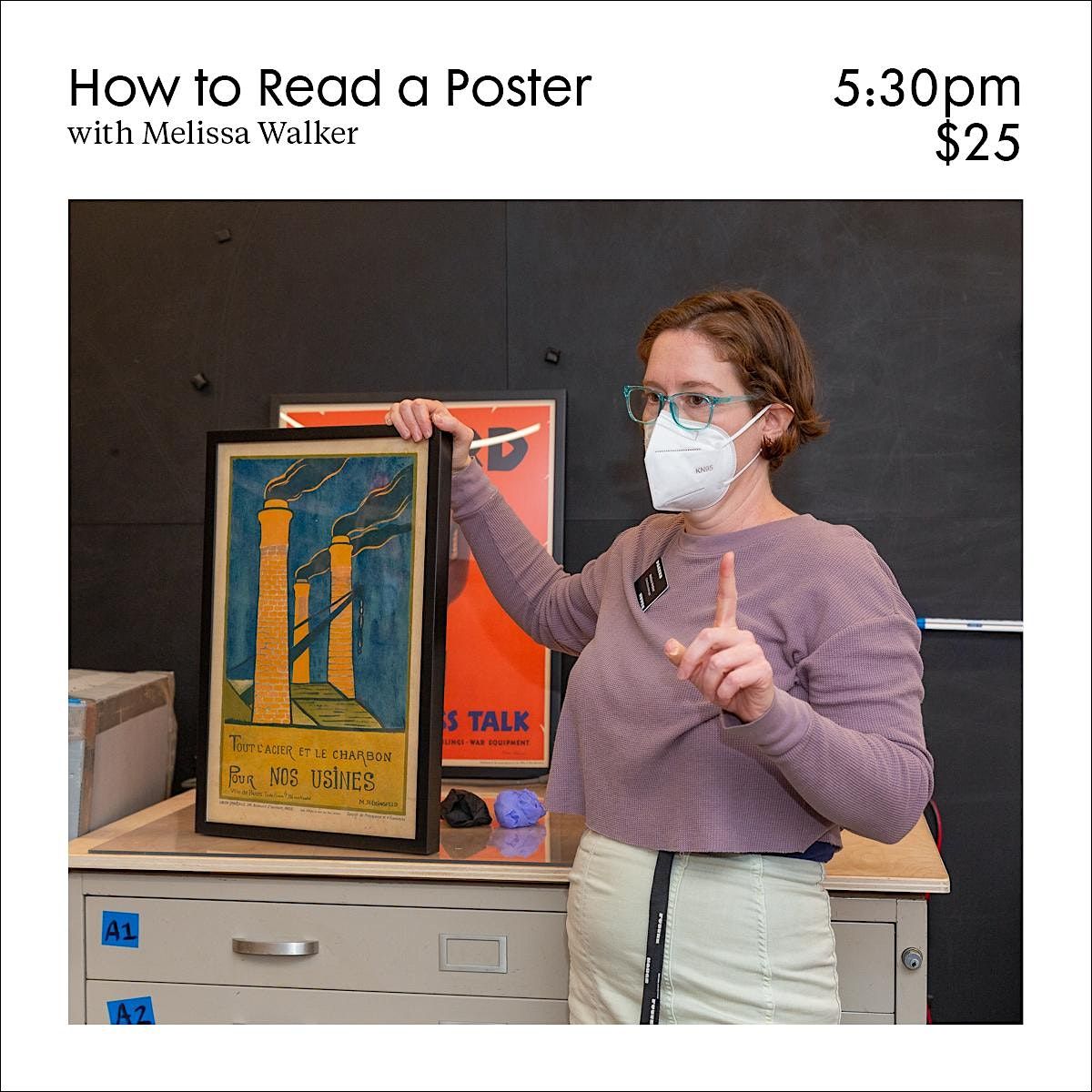 First Friday: How to Read a Poster with Melissa Walker, Poster House, New York, 2 December 2022