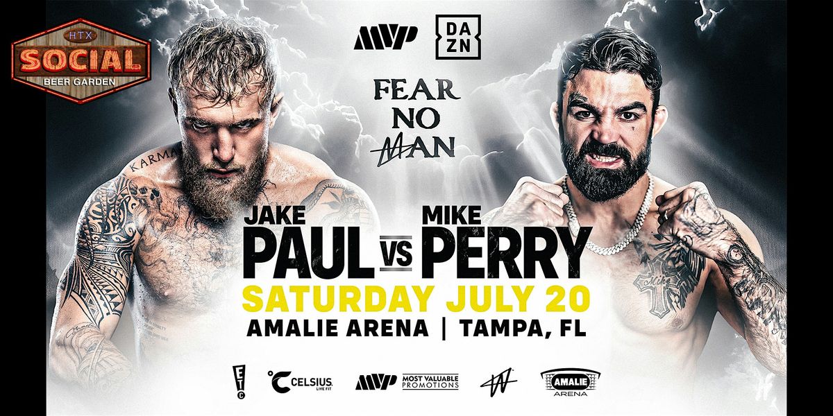 Boxing: Jake Paul vs Mike Perry, Social Beer Garden HTX, Houston, 20 ...