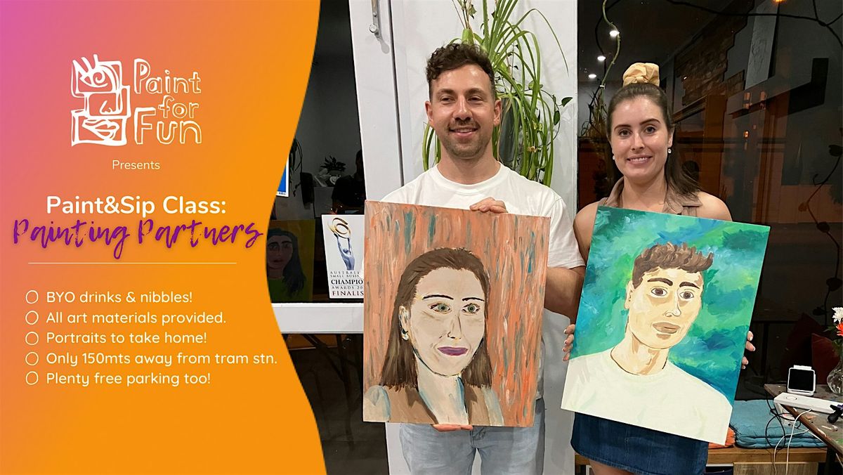 Paint And Sip: Painting Partners | Melbourne Painting Class, Paint for Fun, Port Melbourne, 27 ...