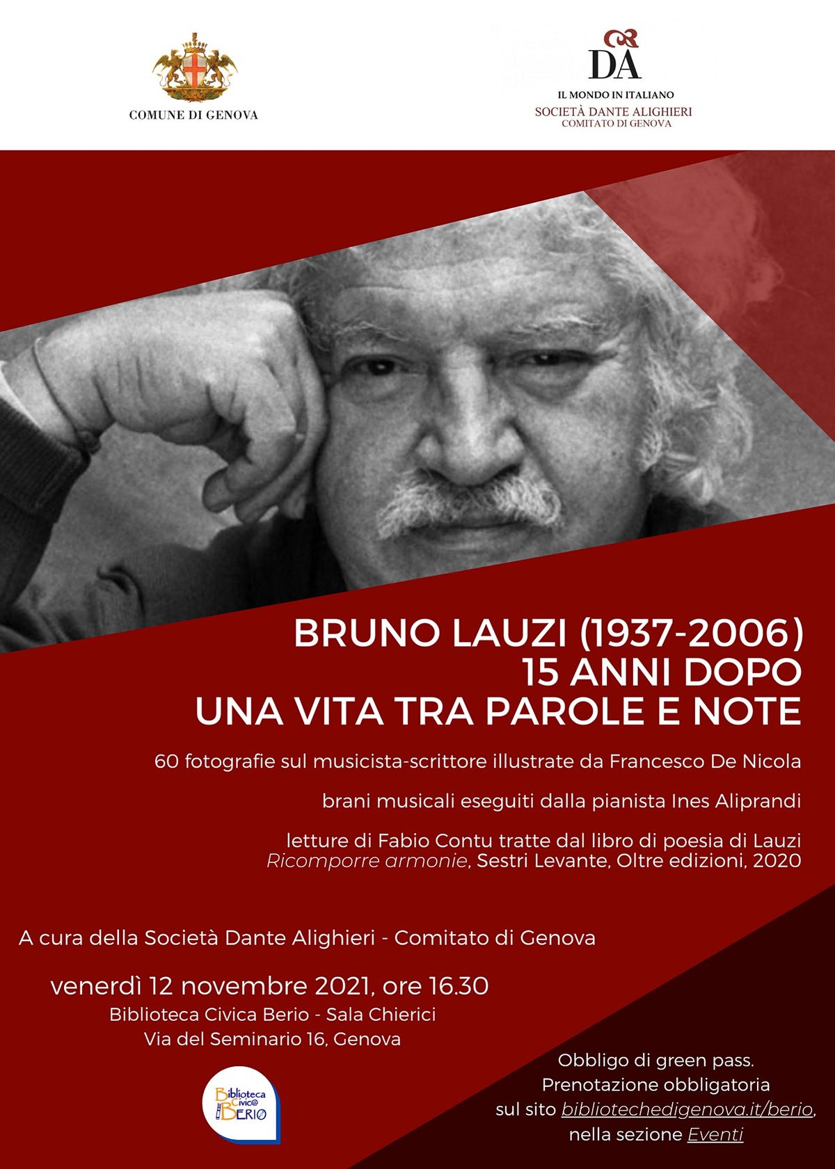 Bruno Lauzi - 15 anni dopo - una vita tra parole e note, Biblioteca ...