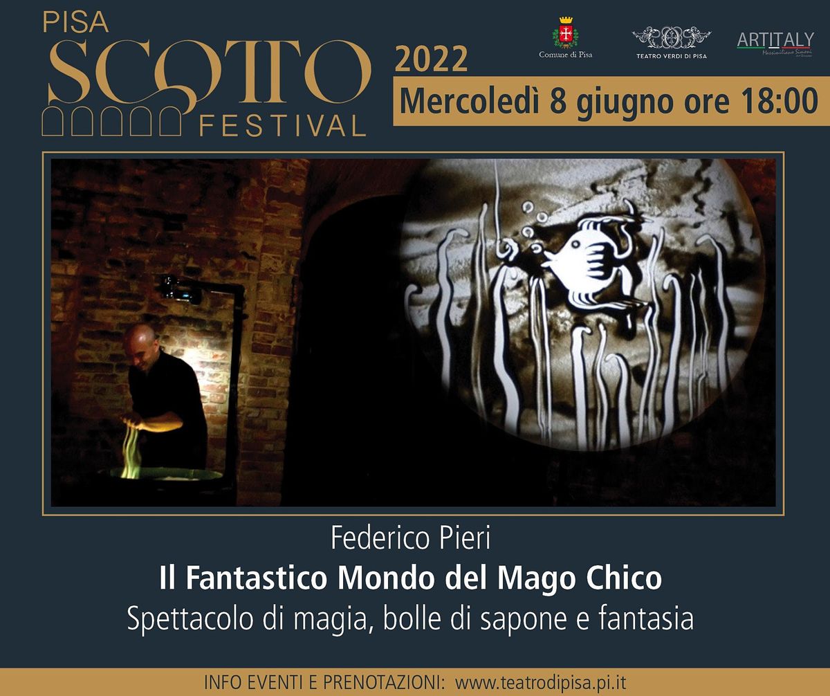 FEDERICO PIERI, CABRIOLET: QUANDO LA MAGIA ESCE DAGLI SCHEMI, Giardino Scotto, Pisa, 8 June 2022