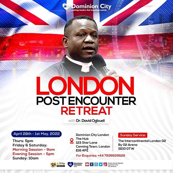 London Post-Encounter Retreat, The Hub, London, 28 April to 1 May