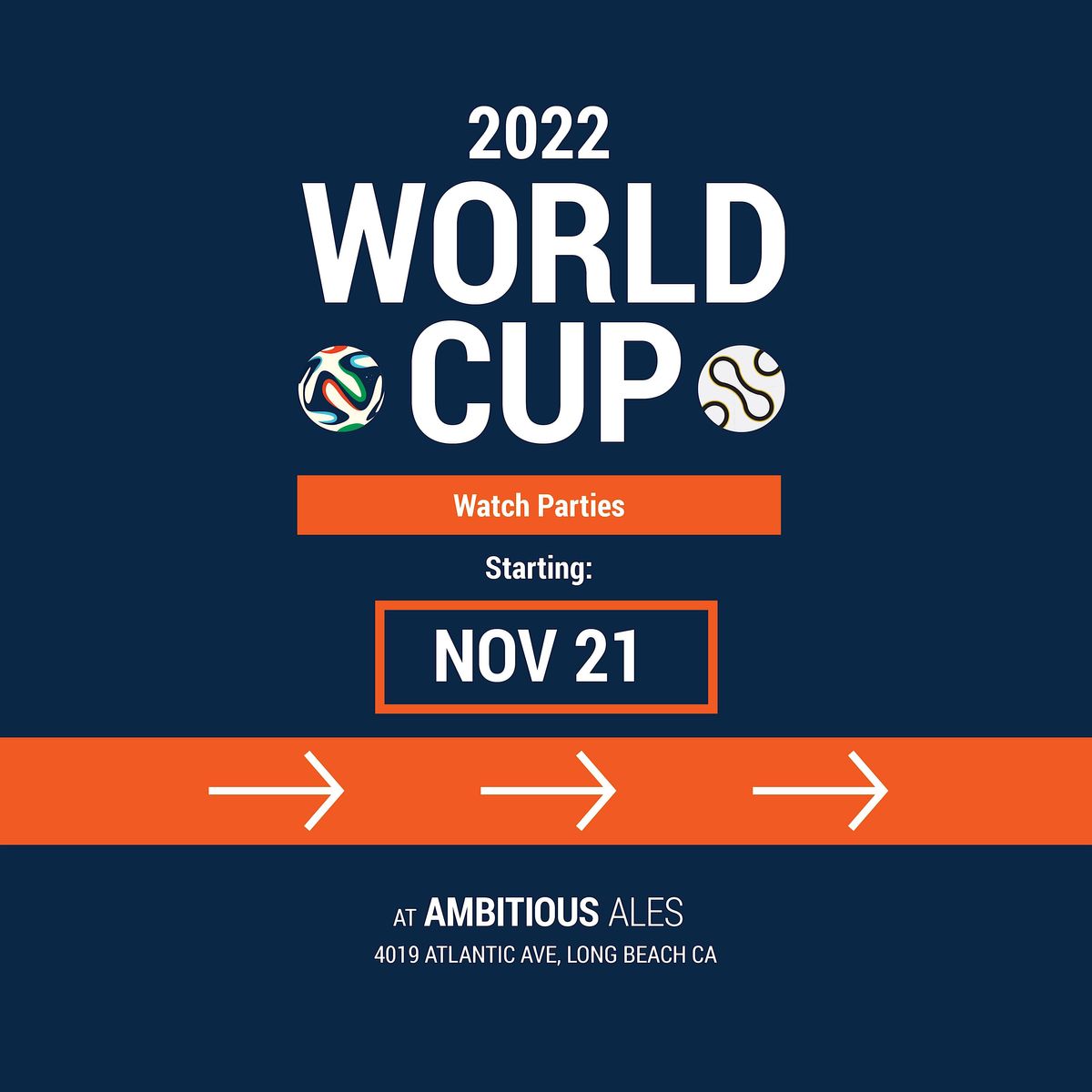 Ambitious Ales World Cup Viewing Parties, 4019 Atlantic Ave, Long Beach ...