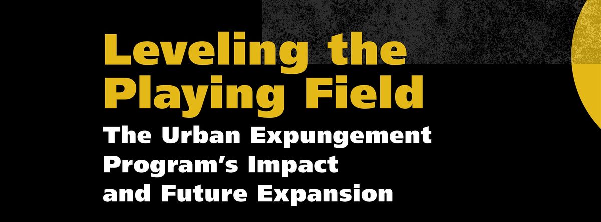 Leveling the Playing Field: The Urban Expungement Program, Cleveland Browns Stadium, 6 June 2024