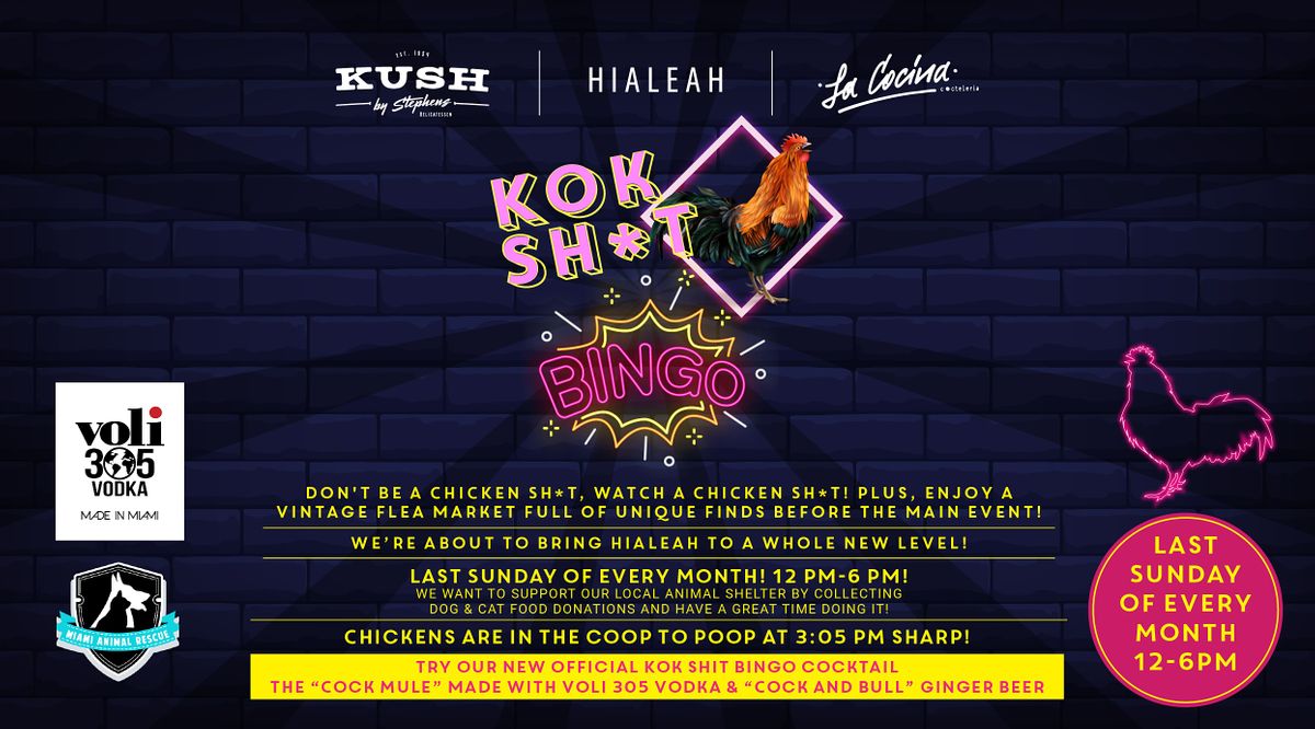 Chicken Poop Bingo, La Cocina, Hialeah, 30 January 2022