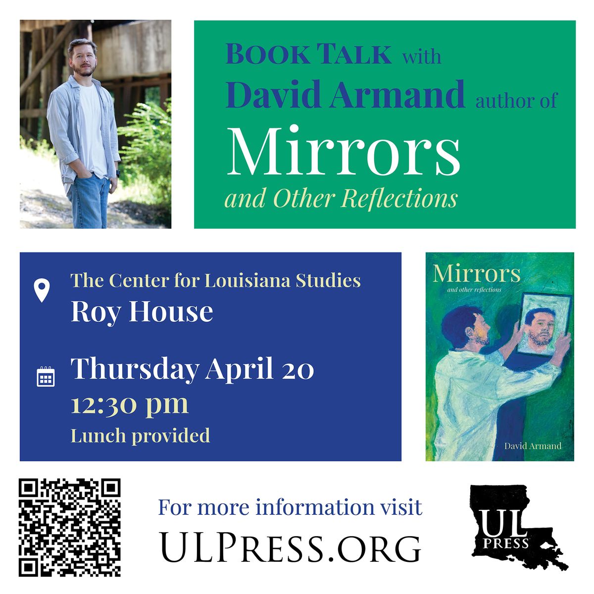 Book Talk with David Armand, author of Mirrors and Other Reflections ...