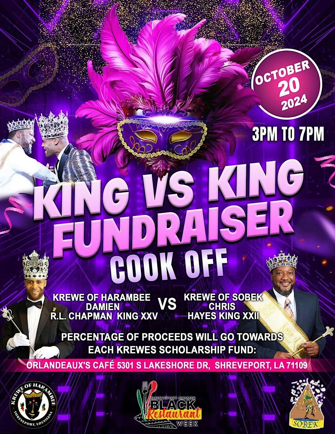 King Vs. King Fundraiser Cook Off, Orlandeaux's Café, Shreveport, 20 ...