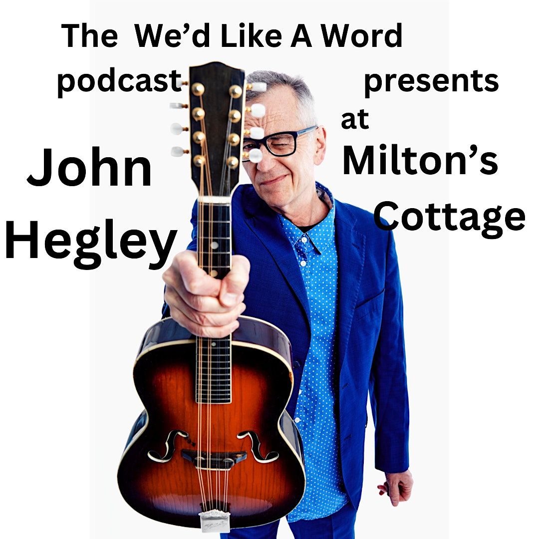 Poet John Hegley live at Miltons Cottage, Chalfont St Giles, Milton's ...
