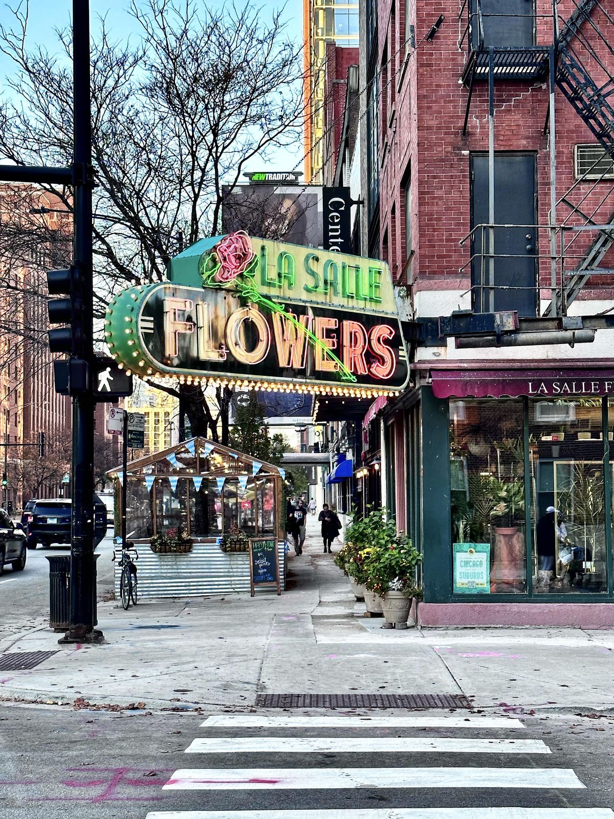 RETRO RIVER NORTH - Walking Tour, LaSalle Flower Shop, Chicago, 25 ...