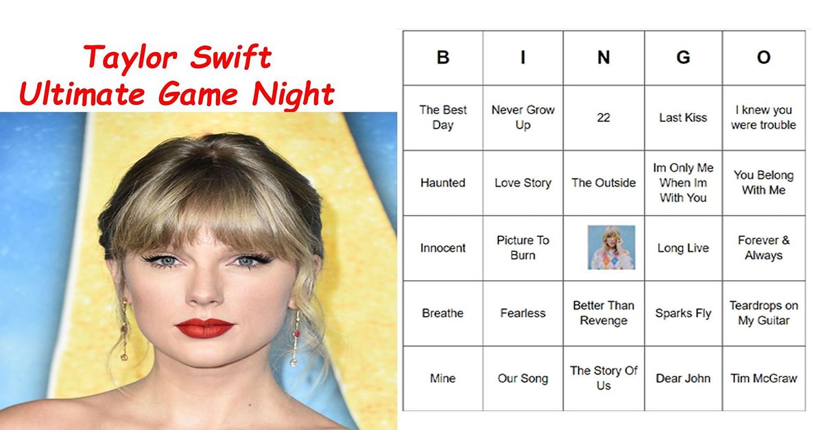 Taylor Swift Ultimate Game Night, Online, 22 March 2022
