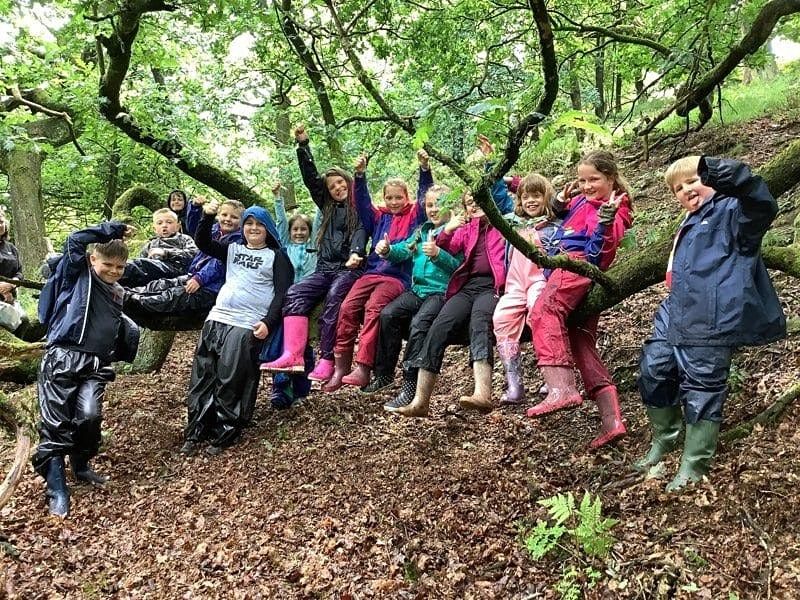 Forest School (without grown ups), Harwes Farm CIC, Colne, 6 April 2022