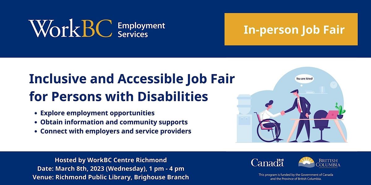 Inclusive and Accessible Job Fair for Persons with Disabilities ...