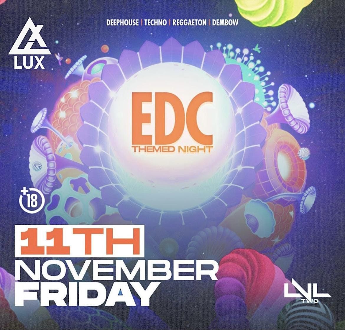 EDC FESTIVAL THEMED PARTY at LEVEL TWO by THELUX, LEVEL II, Miami, 11 ...