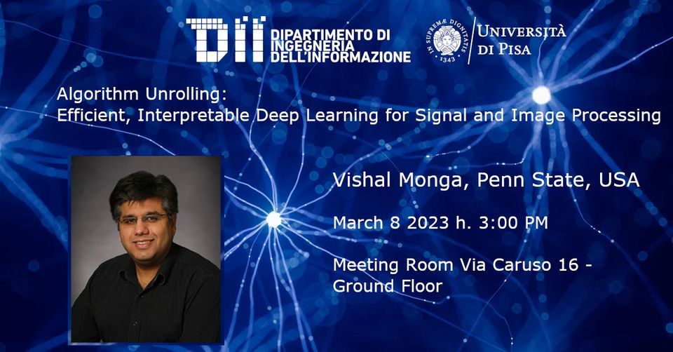 Algorithm Unrolling Efficient Interpretable Deep Learning For Signal And Image Processing