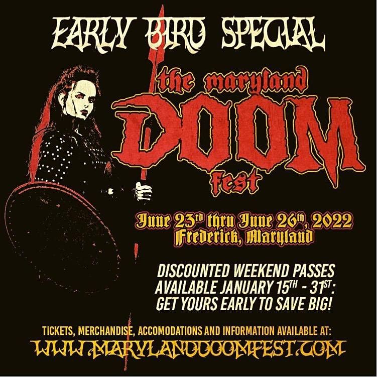 The Maryland DooM Fest 2022 WEEKEND PASSES, Cafe 611 Restaurant ...