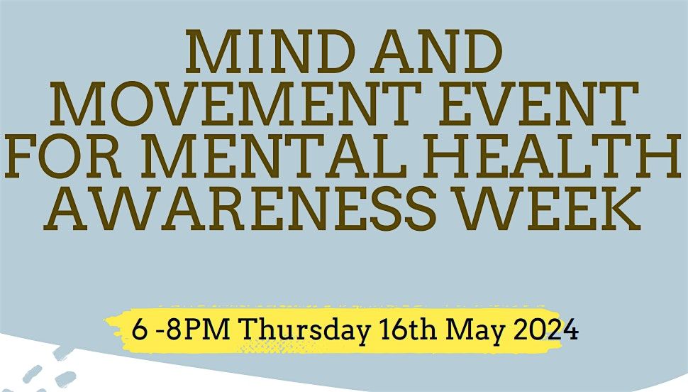 A mini movement workshop and tips to support your mental wellbeing ...