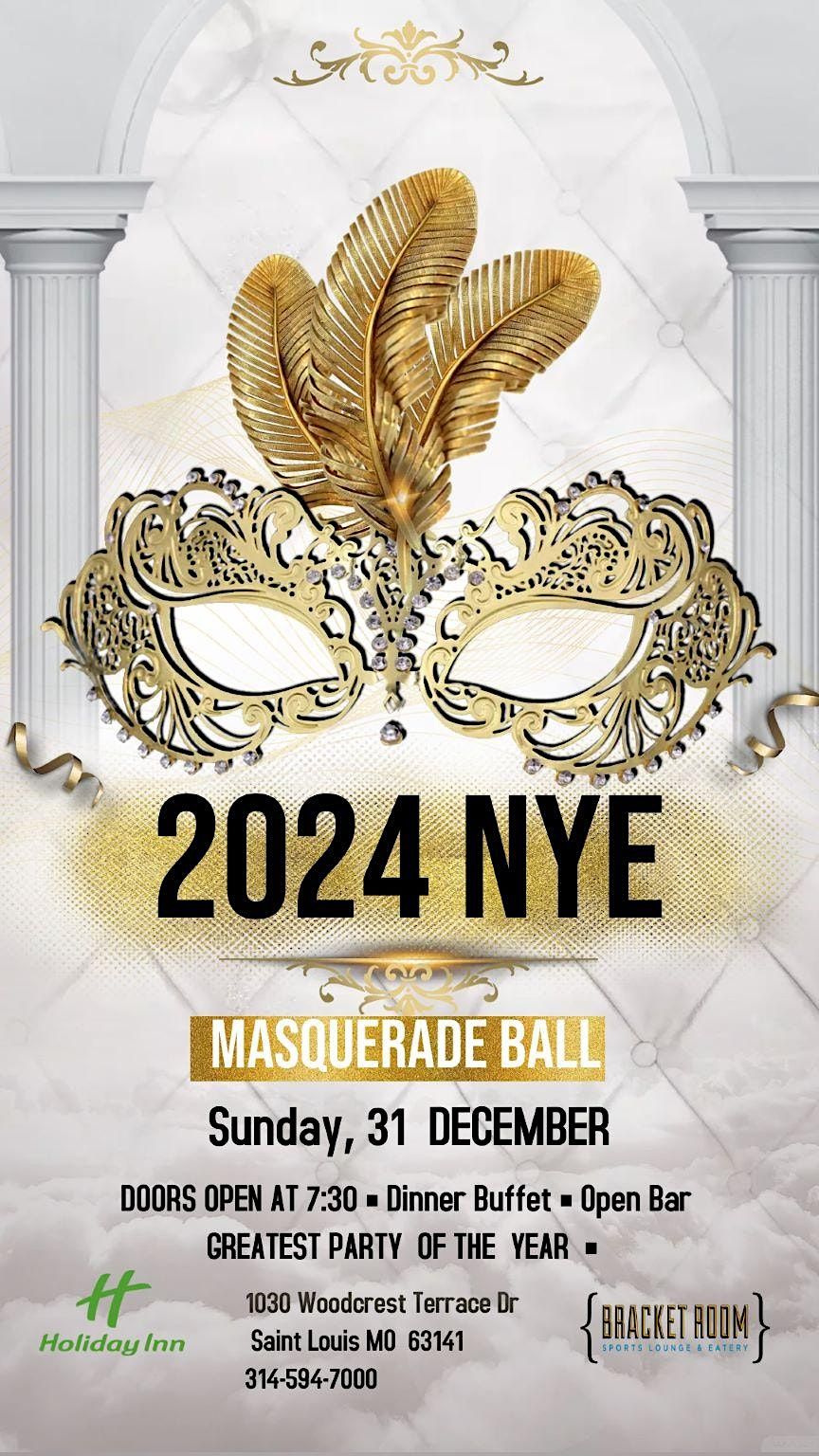 NYE 2024 Masquerade Party, Holiday Inn St. Louis - Creve Coeur, an IHG ...