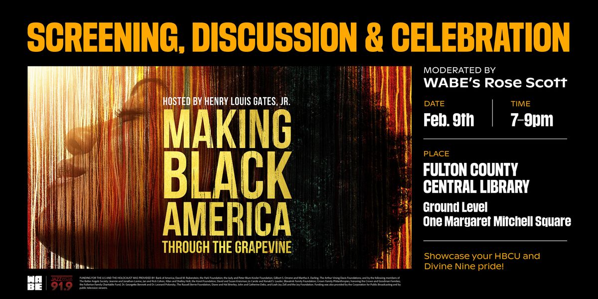 MAKING BLACK AMERICA: THROUGH THE GRAPEVINE WITH HENRY LOUIS GATES, JR ...