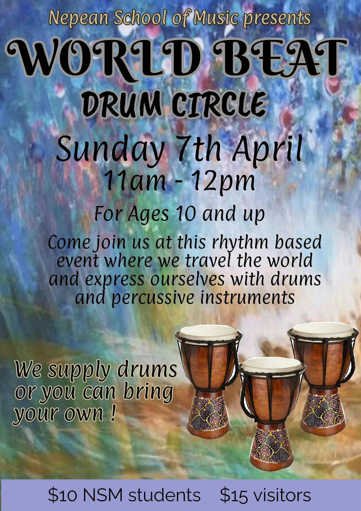 World Beat, Hummingbird Hall, Ottawa, 7 April 2024