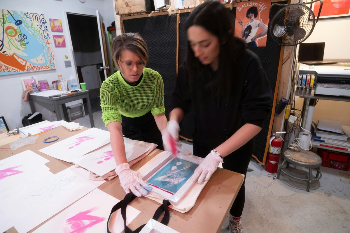 Sip and Silkscreen with street artist Early Riser!, Early Riser Studios, New York, 11 May 2024