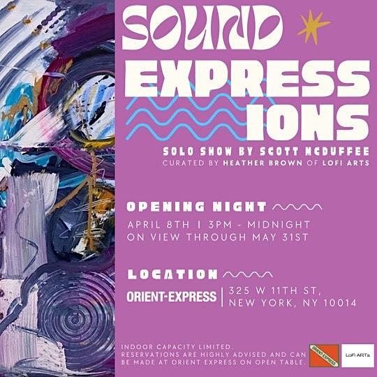 Sound Expressions: Solo Art Show by Scott McDuffee - Opening Night ...
